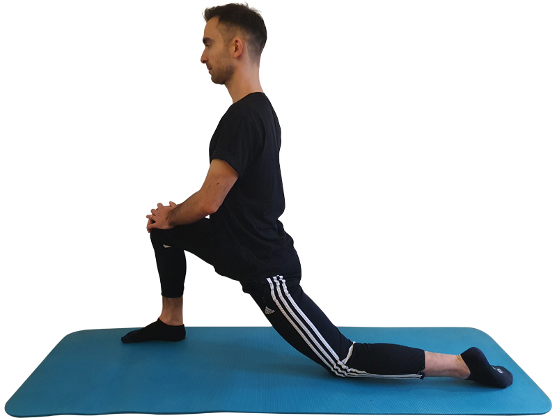Kneeling groin stretch - Skadekompassen
